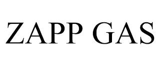 ZAPP GAS Trademark of Uniweld Products, Inc.. Serial Number: 90382622 ...